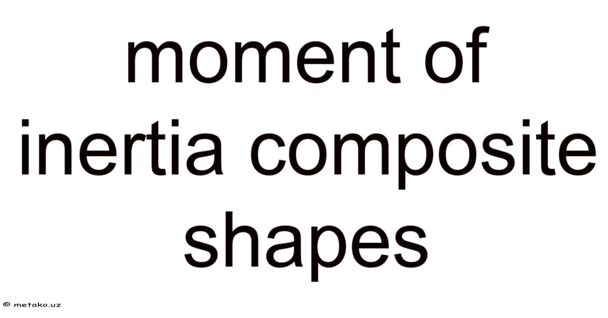 Moment Of Inertia Composite Shapes